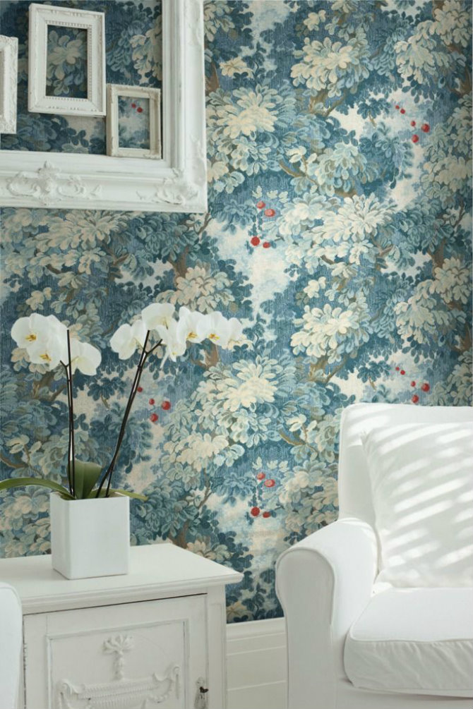 Pattern Wallpaper Solutions for Your Living Rooms Ideas