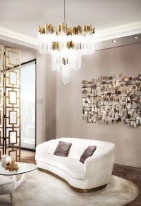 How To Get A Luxury Living Room With Golden Lighting