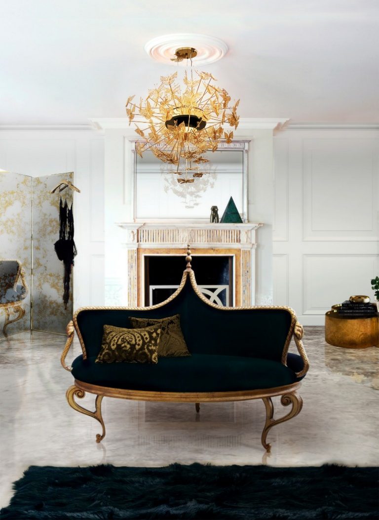 How To Get A Luxury Living Room With Golden Lighting