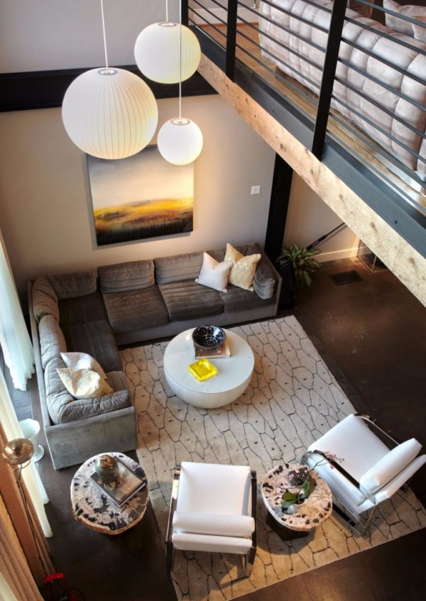 Bird's-Eye Views: 6 Contemporary Living Rooms As Seen From Above