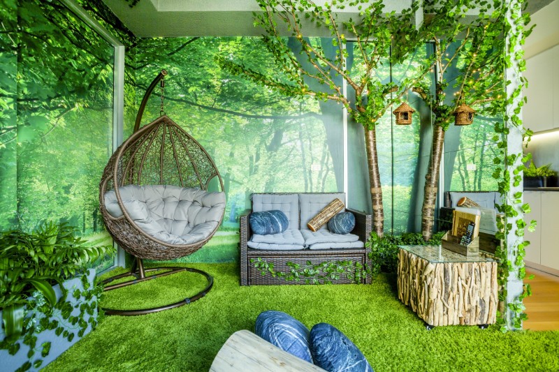 Across The Globe: A Stunning Forest Themed Apartment In Melbourne