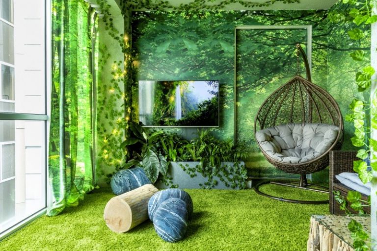 Across The Globe: A Stunning Forest Themed Apartment In Melbourne