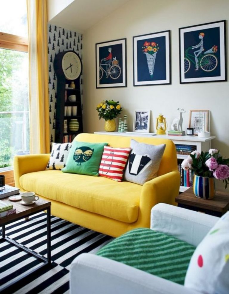 Living Room Color Trends: A Touch Of Yellow For Summer